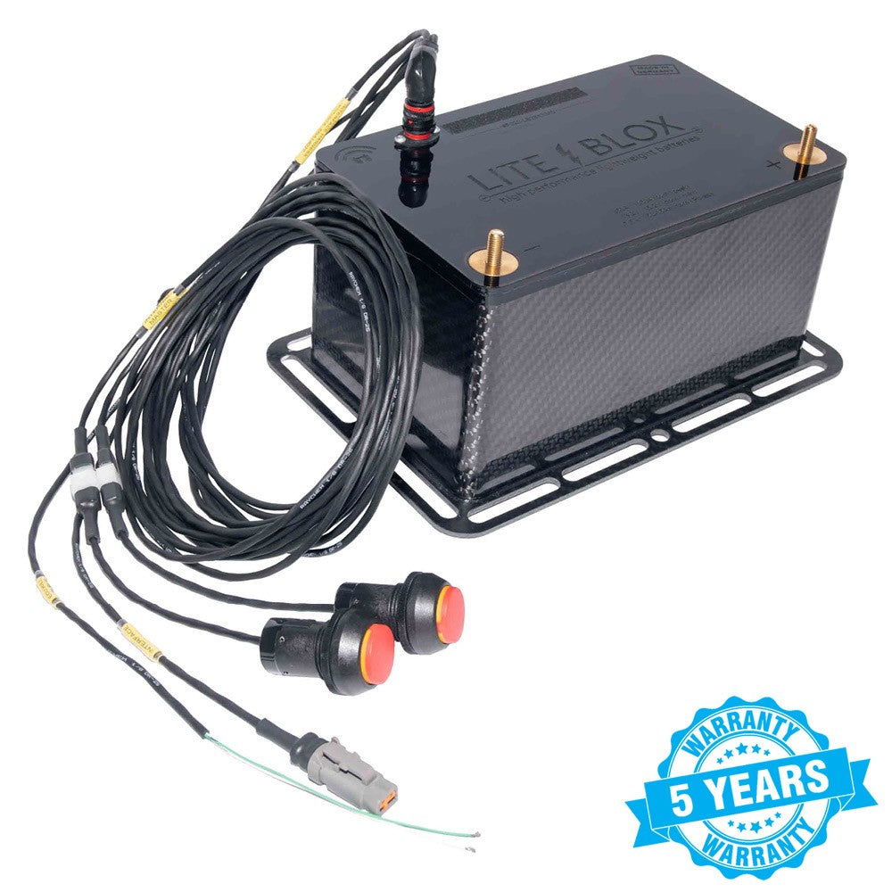 LITE↯BLOX - LB28XXMS battery – motorsport version (FIA killswitch & CA ...